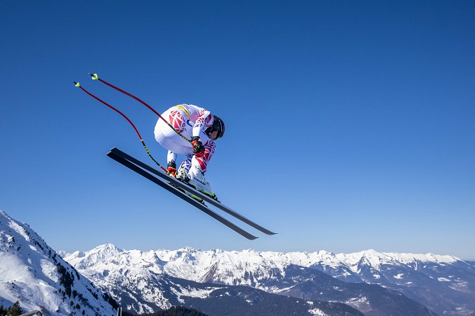Henrik von Appen luego de su elogiada actuación en el Mundial de Esquí ...