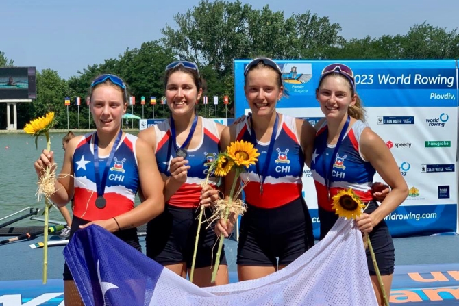El remo chileno vuelve a brillar a nivel mundial: plata sub 23 en el ...